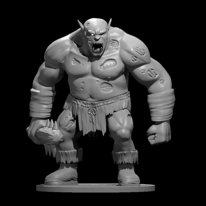 3D Printable Cyborg Ogre by Miguel Zavala